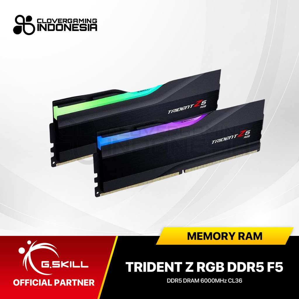 Jual G Skill Trident Z RGB DDR5 F5 RAM RGB 6000Mhz 2X16GB 32GB Memory ...