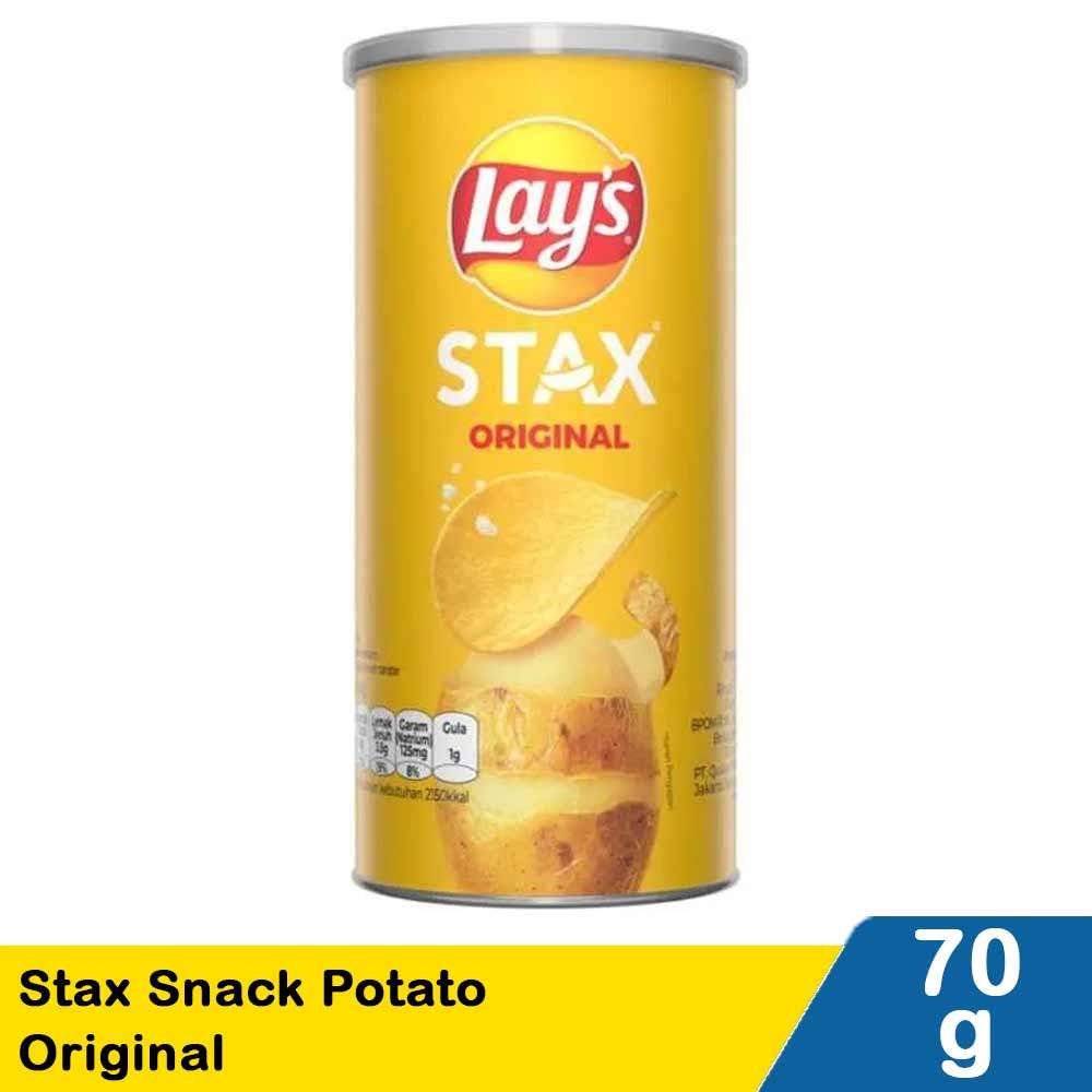 Jual LAY'S STAX SNACK POTATO ORIGINAL 70g | Shopee Indonesia