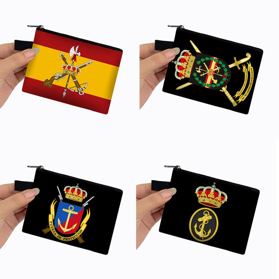Jual Spanish Legion Espanola Flag Coin Purse Navy Armada Wallet Credit ...