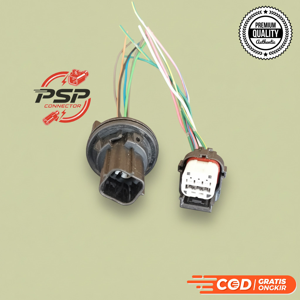 Jual Soket socket headlamp lampu depan led male female honda beat ...
