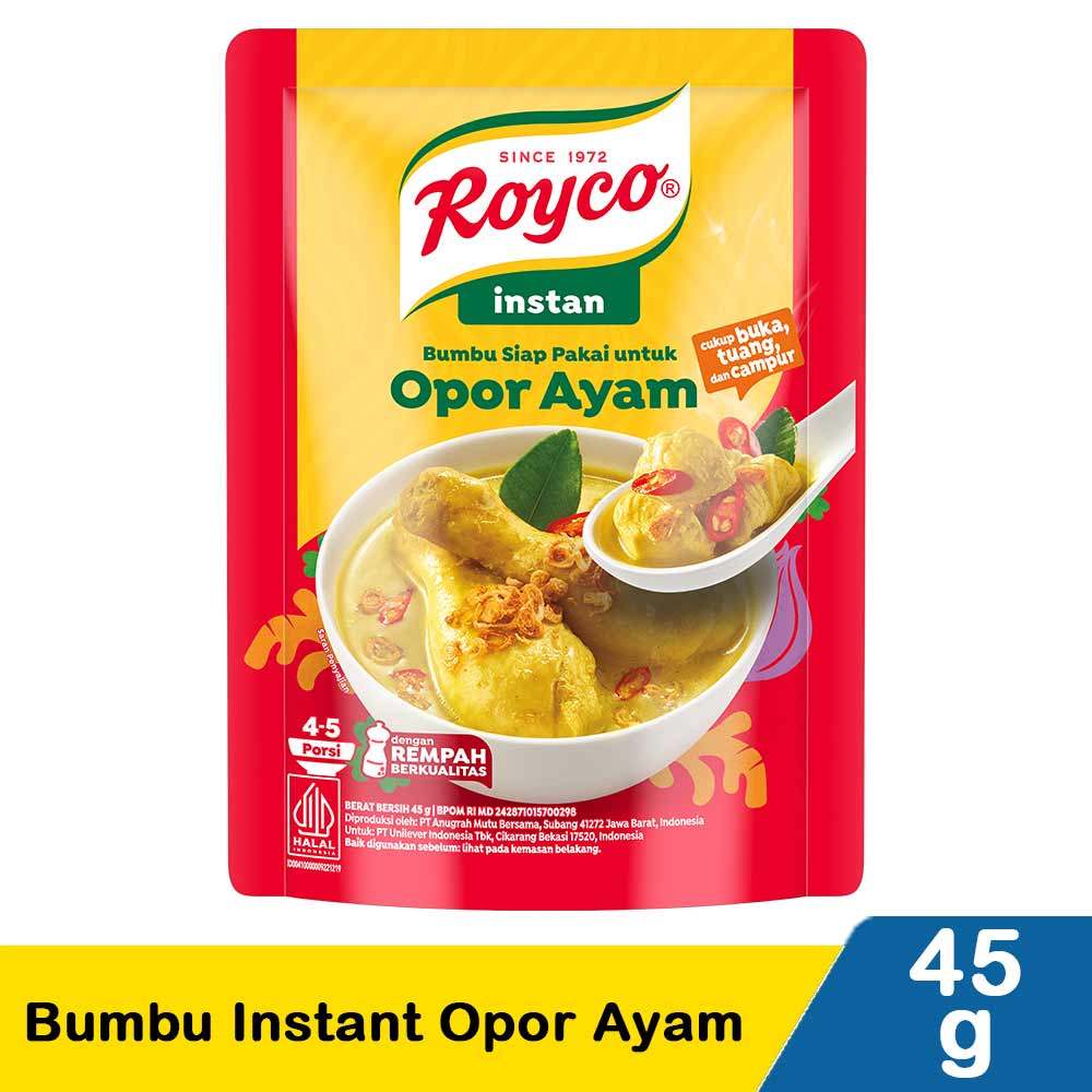 Jual ROYCO BUMBU INSTANT OPOR AYAM 45g | Shopee Indonesia