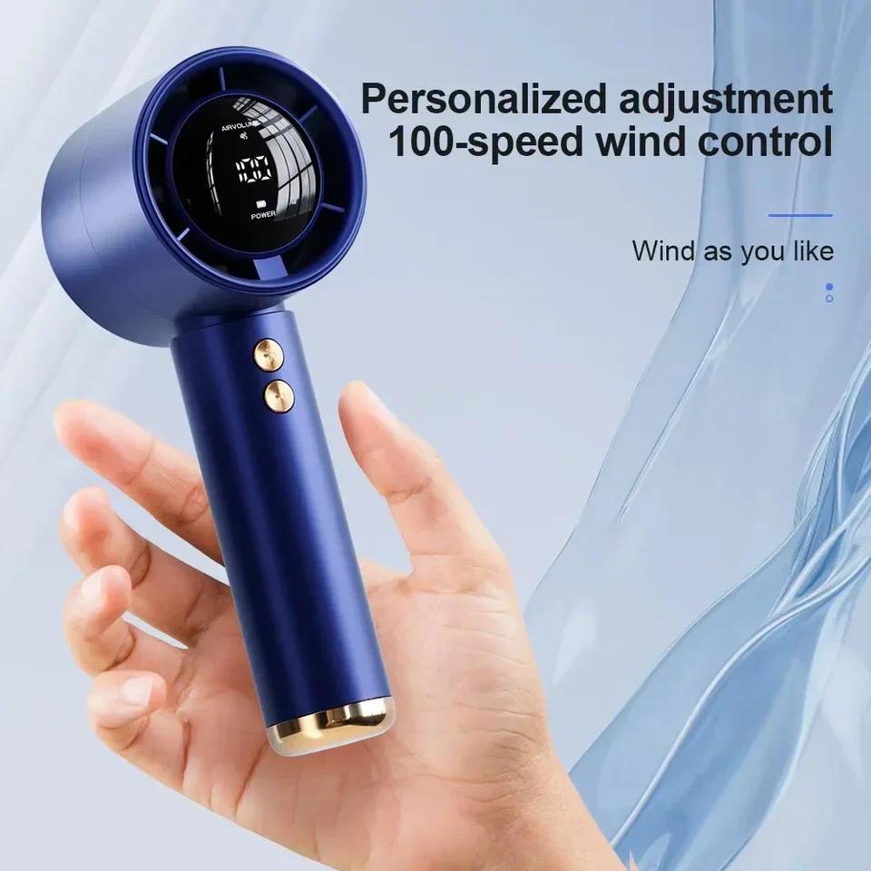 Jual High Speed Portable Turbo Fan Cooler Fan 100-Speed Adjustment High ...