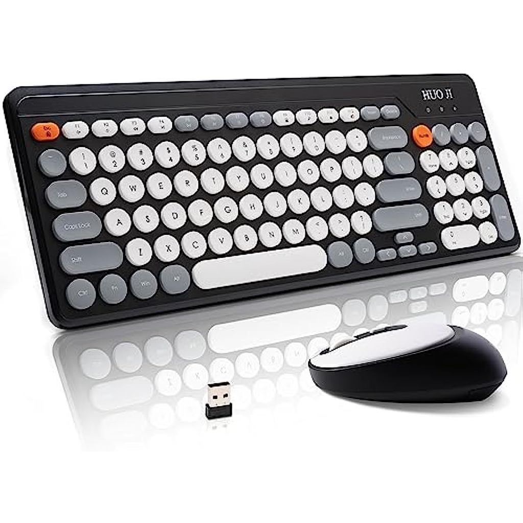 Jual Wireless Keyboard and Mouse Combos with 2.4GHz USB Receiver Plug ...