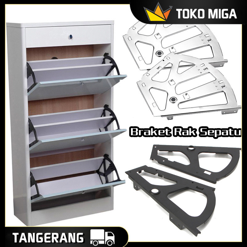 Jual Bracket Fitting Lipat Tahan lama Engsel Rak Sepatu Untuk Rak ...