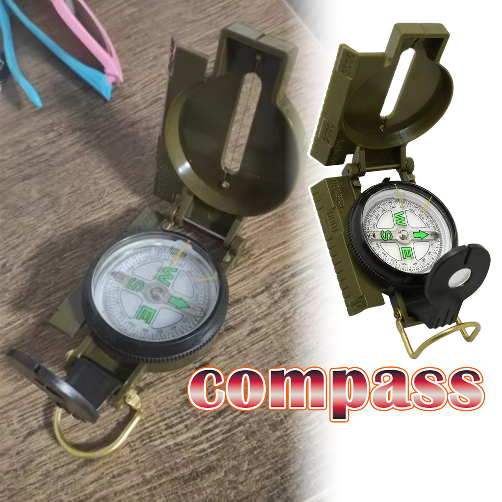 Jual Kompas lensatic plastik / kompas petunjuk arah mata angin / kompas ...