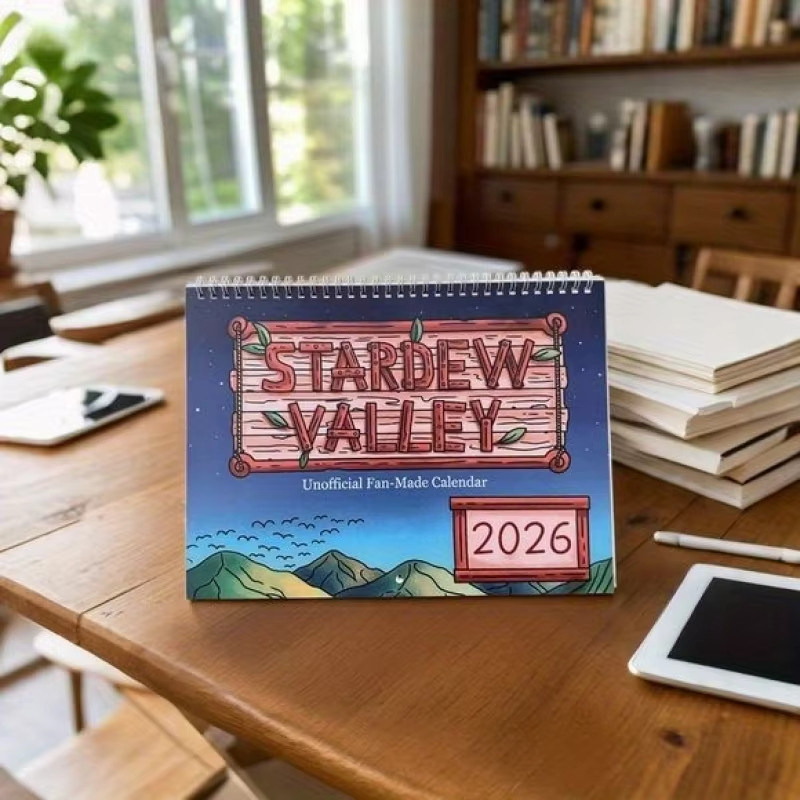 Jual 2026 Fun Gaming Stardew Valley Themed Wall Calendar, Perfect for ...