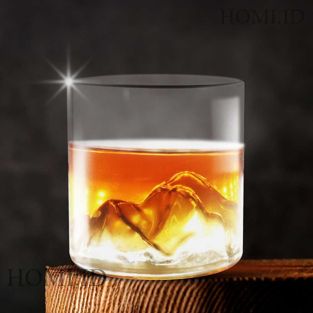Jual Loveyalty Gelas Whisky Cocktail Japanese Mountain Rock Glass 180ml ...