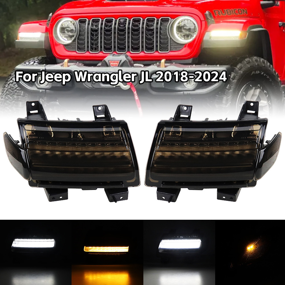 Jual LED Fender Light Turn Signal Lights DRL Side Marker Lights for ...