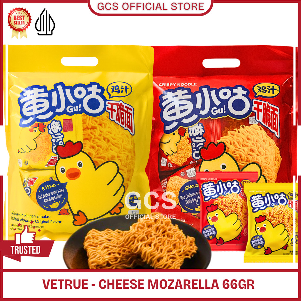Jual Snack Mie Kriuk Instan Pedas Original Huang Xiao Gu Crispy Noodle ...