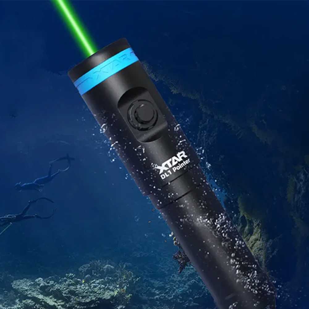 Jual XTAR Laser Selam Pointer Dive Light Long Green Beam 2000M IPX8 ...