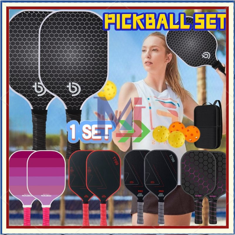 Jual [COD] Full Set Pickleball Set Pickleball Paddle Raket Pickleball ...