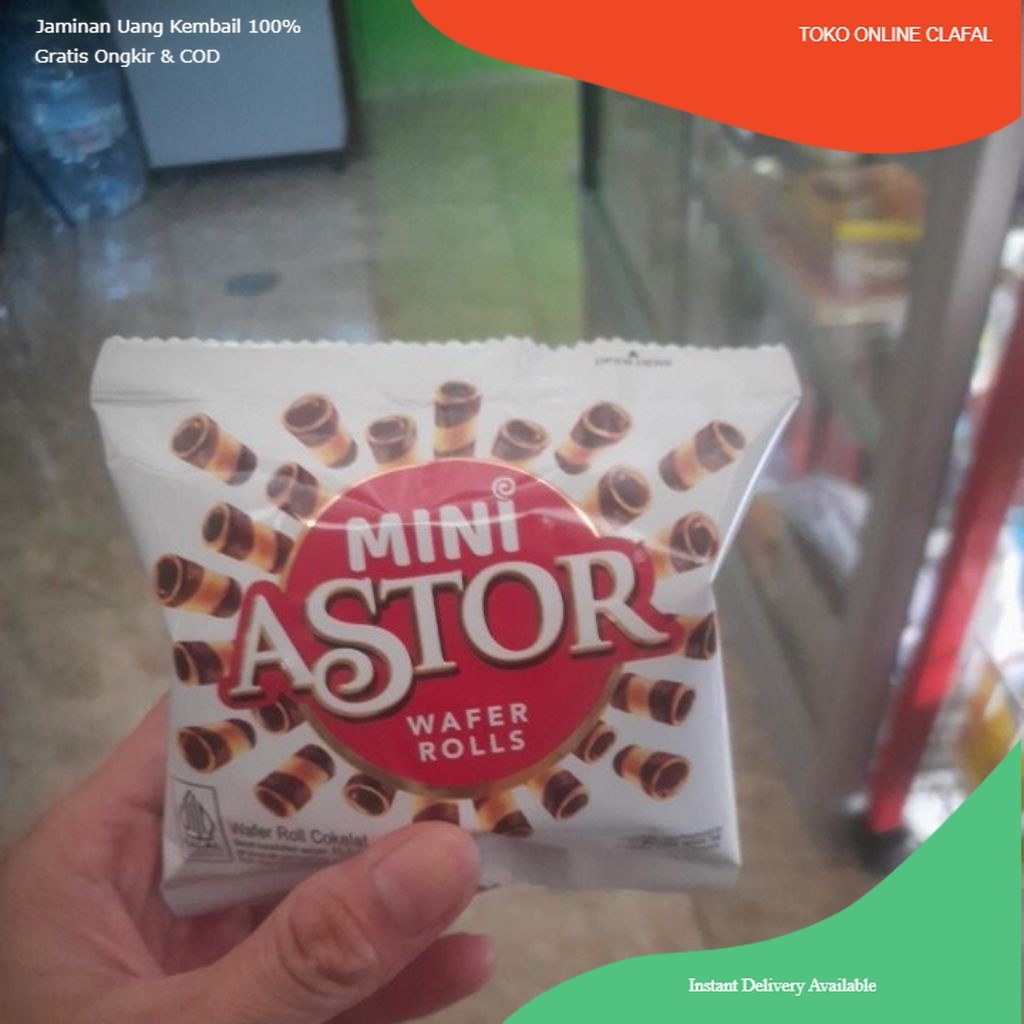 Jual MINI ASTOR WAFER ROLLS RASA COKELAT | Shopee Indonesia