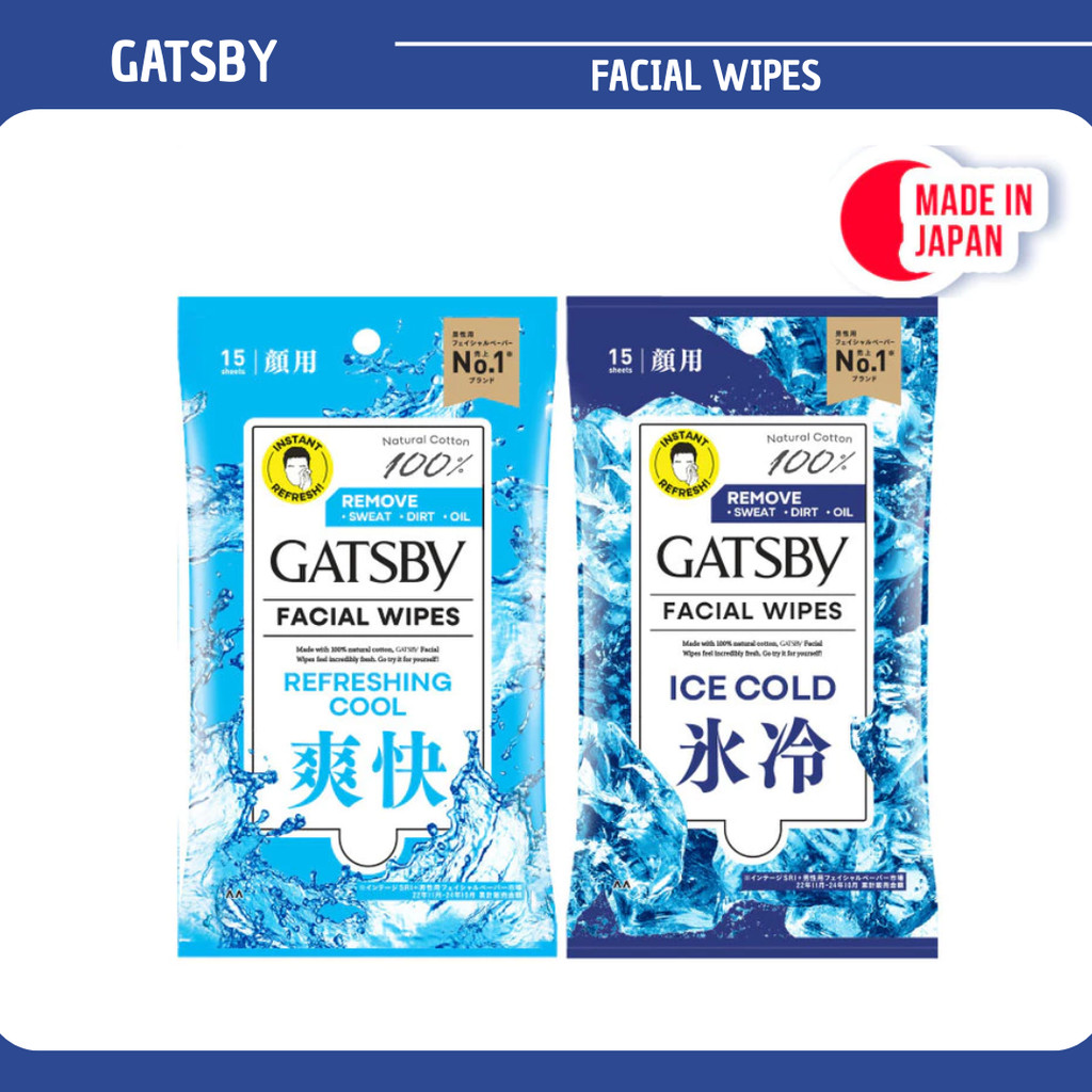 Jual Gatsby Facial Wipes 15 Sheets/Tissue Wajah | Shopee Indonesia