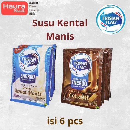 Jual Frisian Flag Susu Kental Manis Energo 37g – Sachet Isi 6 pcs | SKM ...