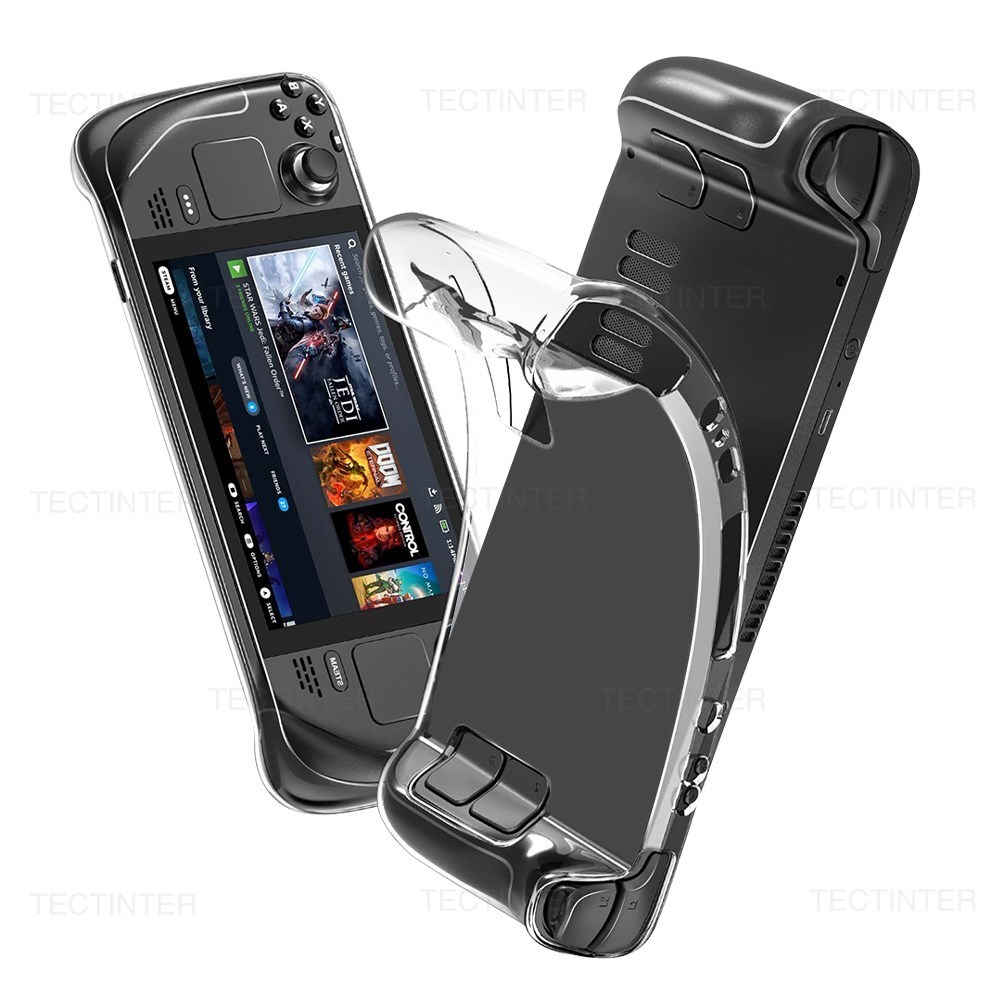 Jual Transparent TPU Case Cover Shell For Steam Deck Host Crystal Anti ...