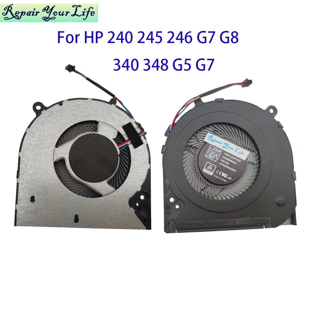 Jual Laptop CPU Cooling Fan For HP 240 245 246 G7 G8 300 340 348 G5 TPN ...