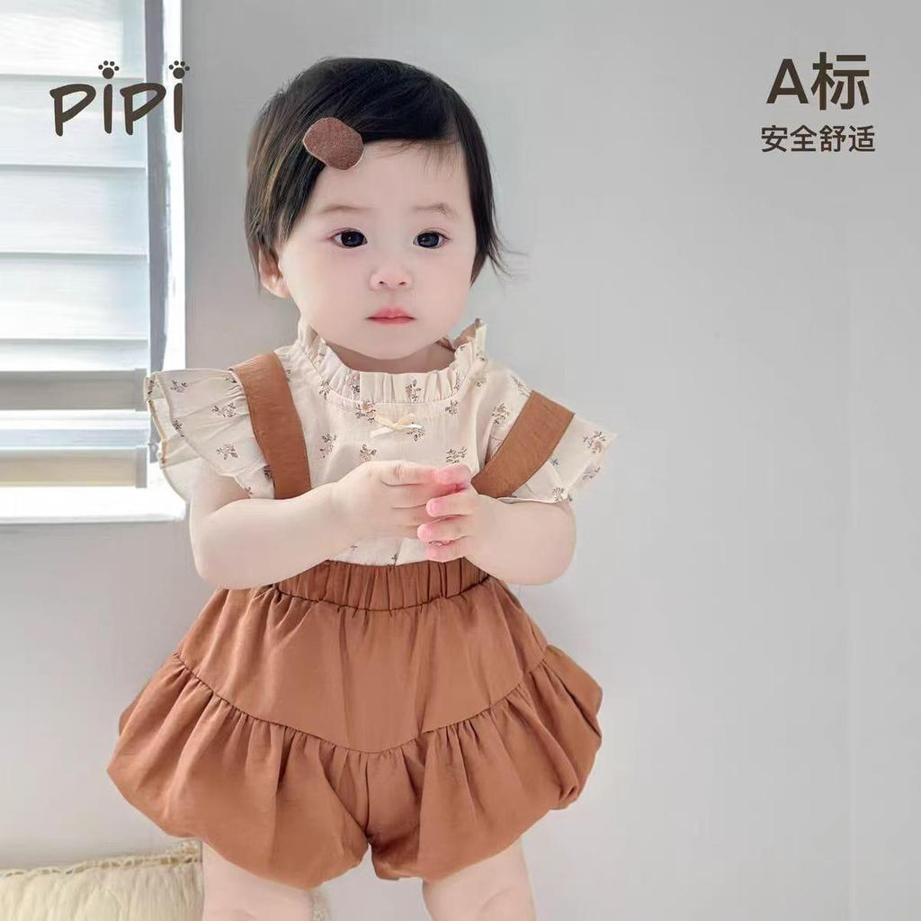 Jual SCC-0127 ( USIA 1 - 4 TH / SIZE 90 - 120 ) 0VERALL MOTIF BUNGA ...