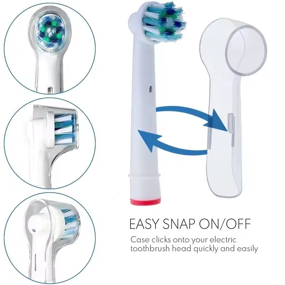 Jual Toothbrush Head Covers Caps For Oral B Replacement Brush Heads and ...