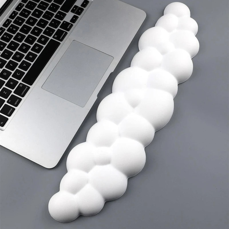 Jual Mouse pad with wrist rest keyboard cloud anti-slip desktop office ...