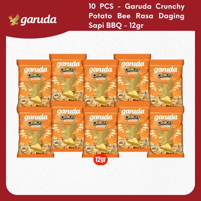 Jual Garuda 10 PCS - Garuda Crunchy Potato Bee Rasa Daging Sapi BBQ oat ...