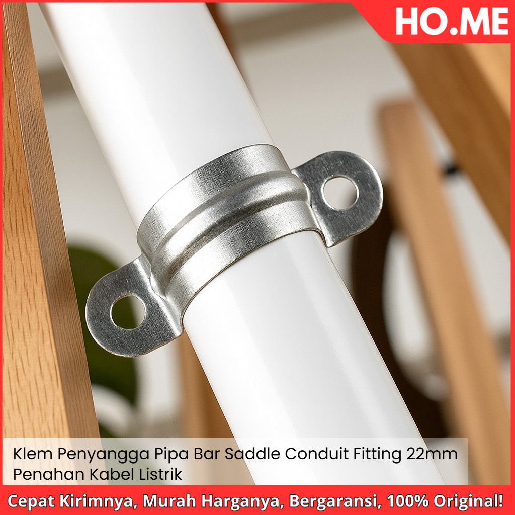 Jual [HO.ME] Klem Penyangga Pipa – Bar Saddle Conduit Fitting 22mm ...