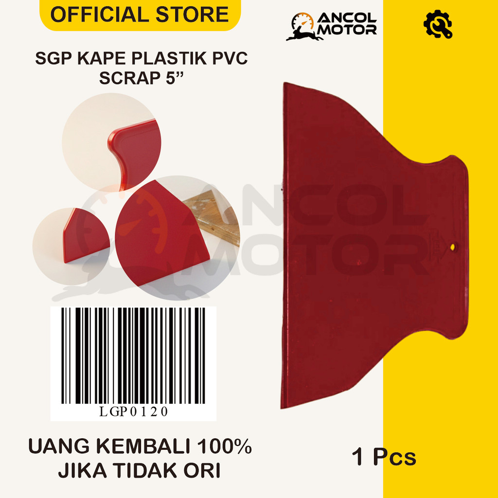 Jual SGP Kape Plastik PVC Scrap 5 Inch Skrap Dempul Pengikis Perata ...