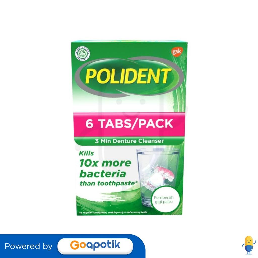 Jual Polident 3 Minute Denture Cleanser Box 72 Tablet | Shopee Indonesia