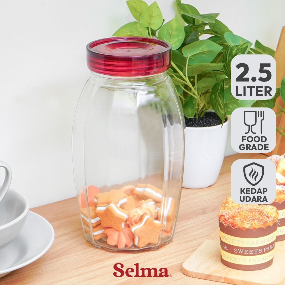 Jual Selma Jade Stoples Kaca Transparan Toples Jar Food Container ...