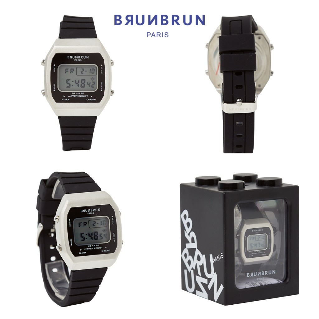 Jual Brunbrun Paris Jam Tangan Digital Unisex Pria Wanita Sport Ninon Watch - Tahan Air Strap ...