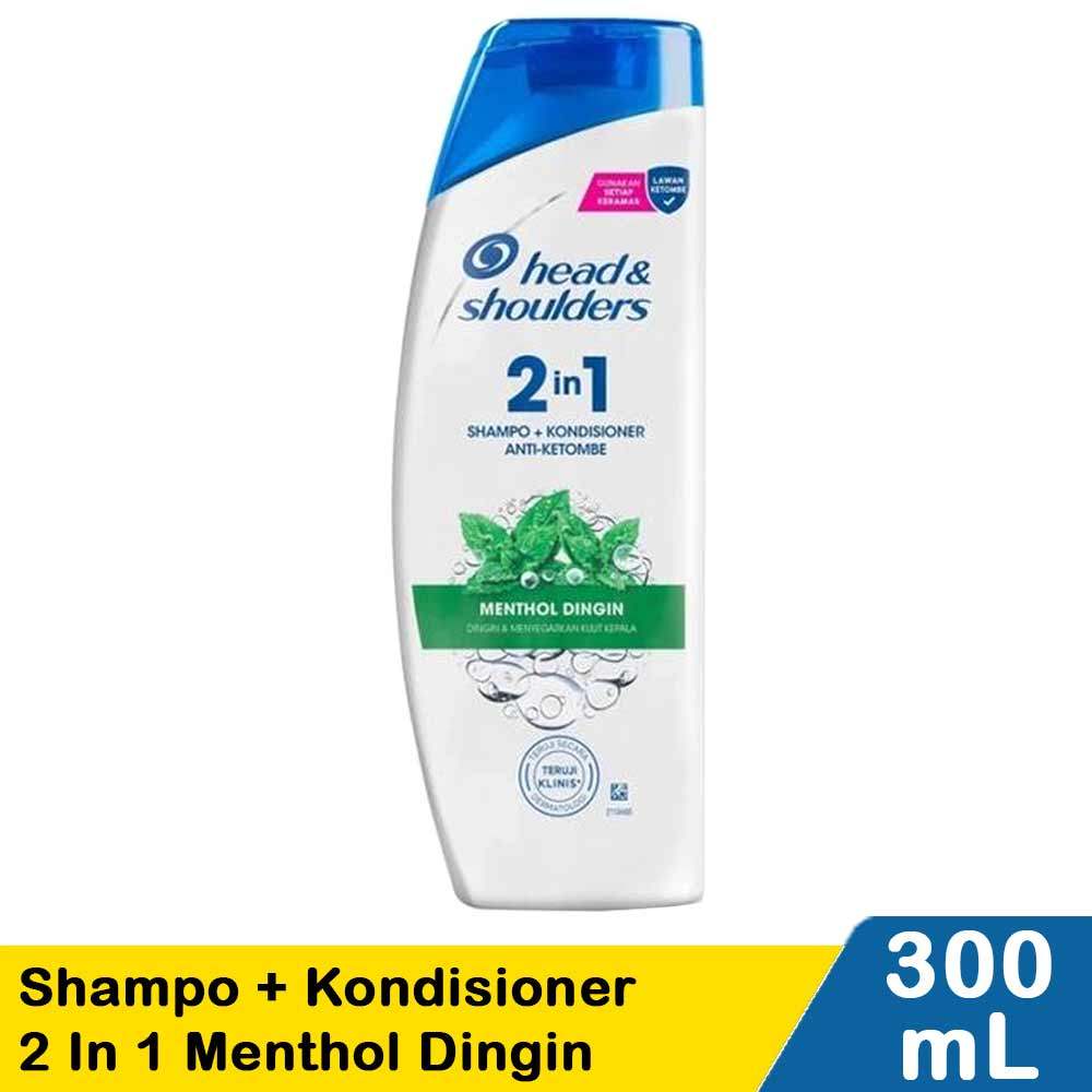 Jual HEAD &SHOULDERS SHAMPO + KONDISIONER 2 IN 1 MENTHOL DINGIN 300ml ...