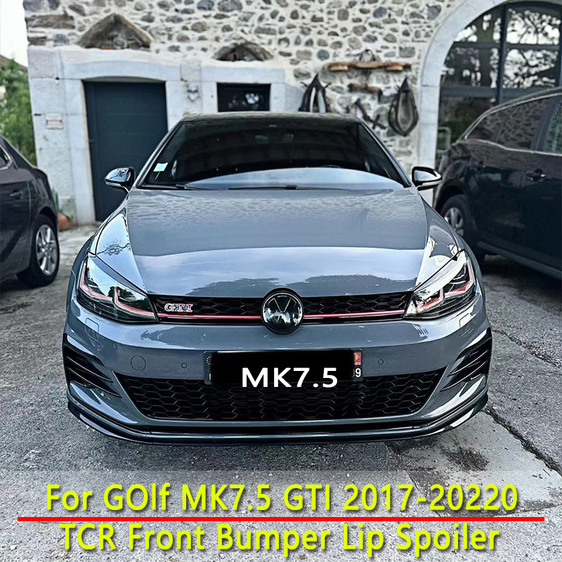 Jual For VW Golf 7.5 Mk7 Facelift GTI 2017-2020 TCR Front Bumper Lip ...
