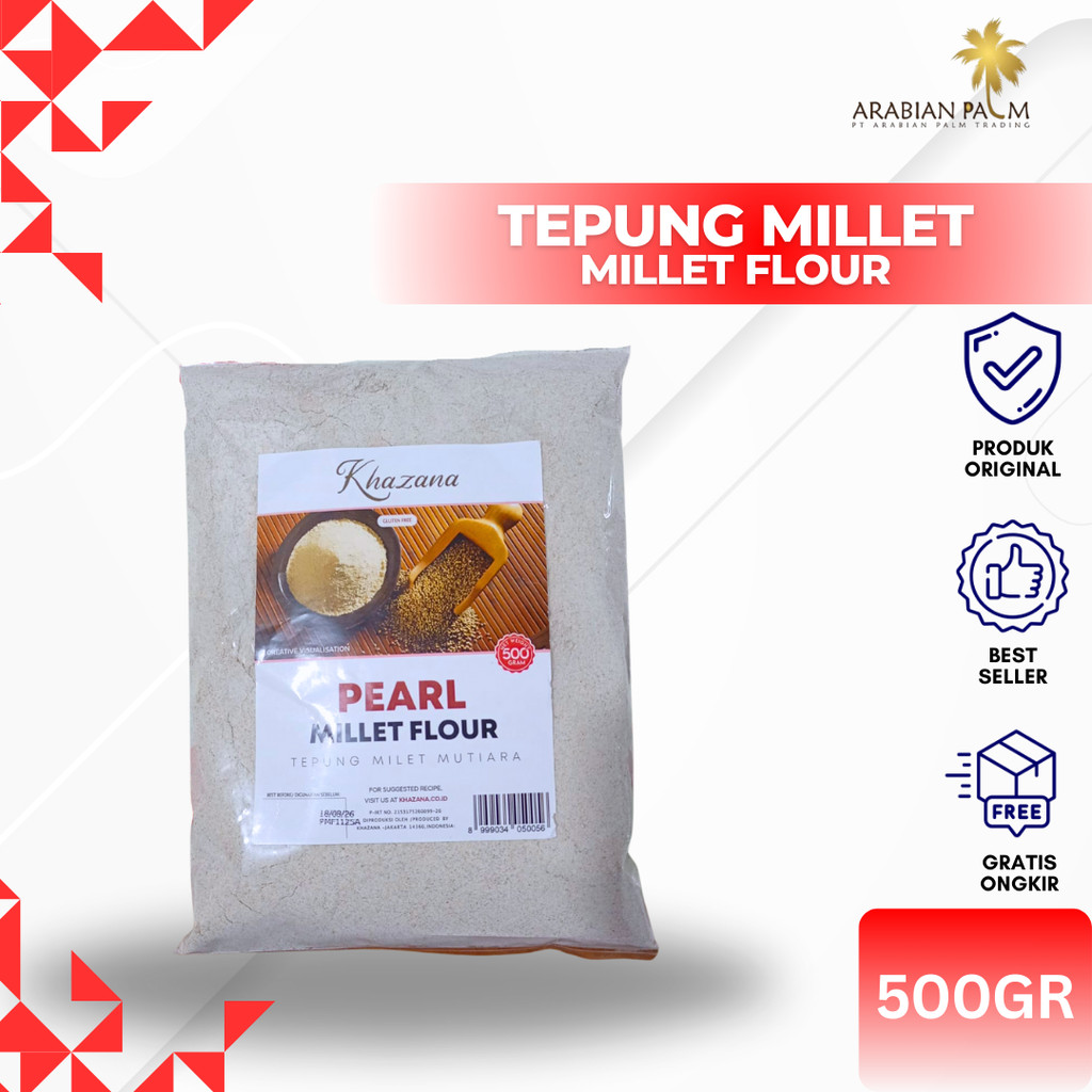 Jual Tepung Millet Merah / Tepung Milet 100% Natural 500Gr | Shopee ...