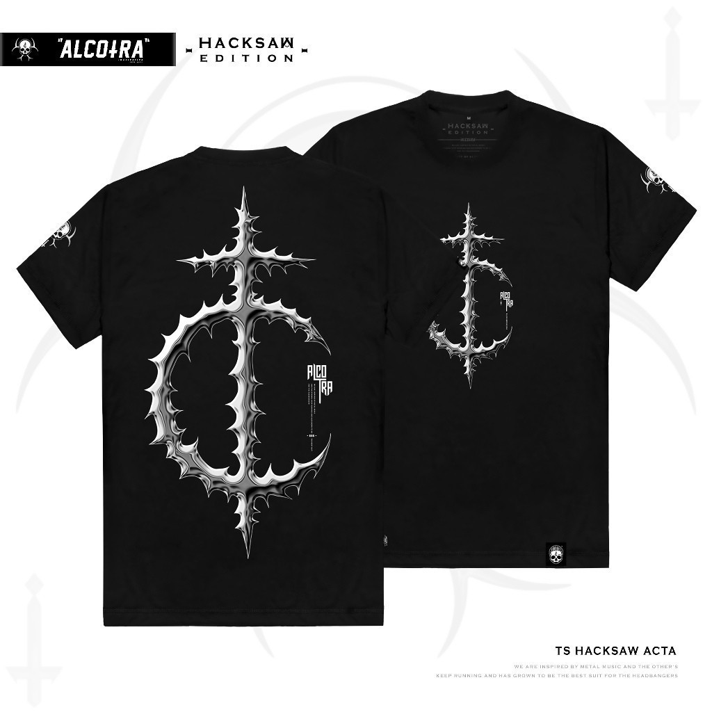 Jual COD ALCOTRA BALI Original TS HS ACTA // T-SHIRT HACKSAW LOGO ACTA ...