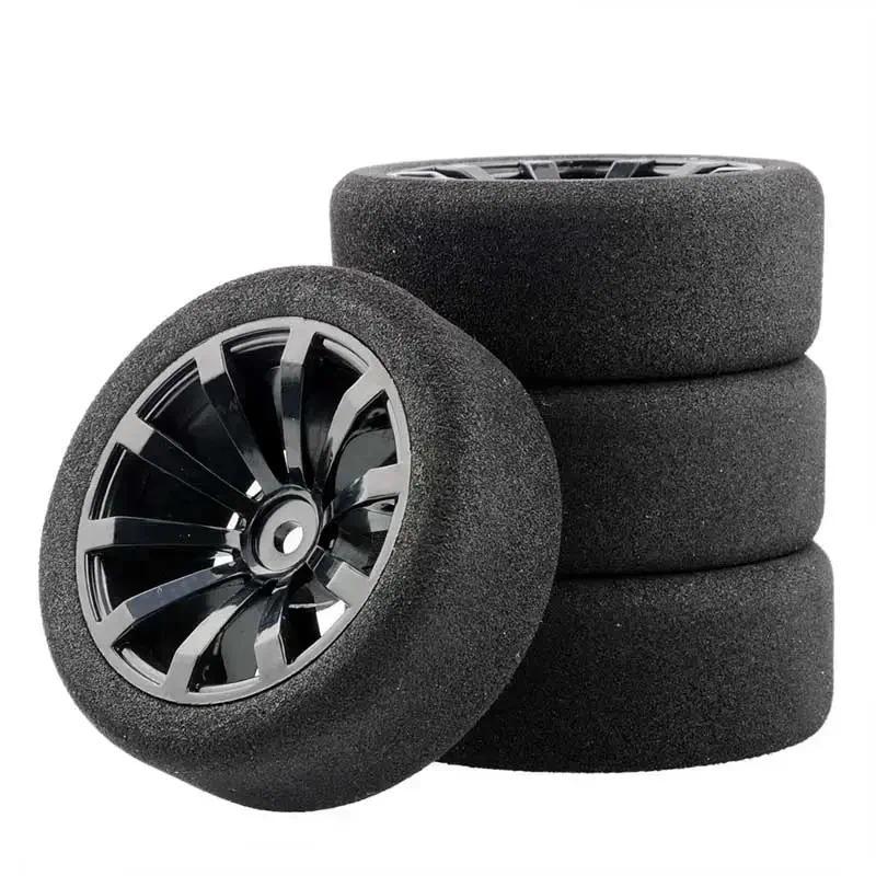 Jual 12mm Hex RC Racing Cars Accessories 4Pcs Set Racing Foam Tire ...
