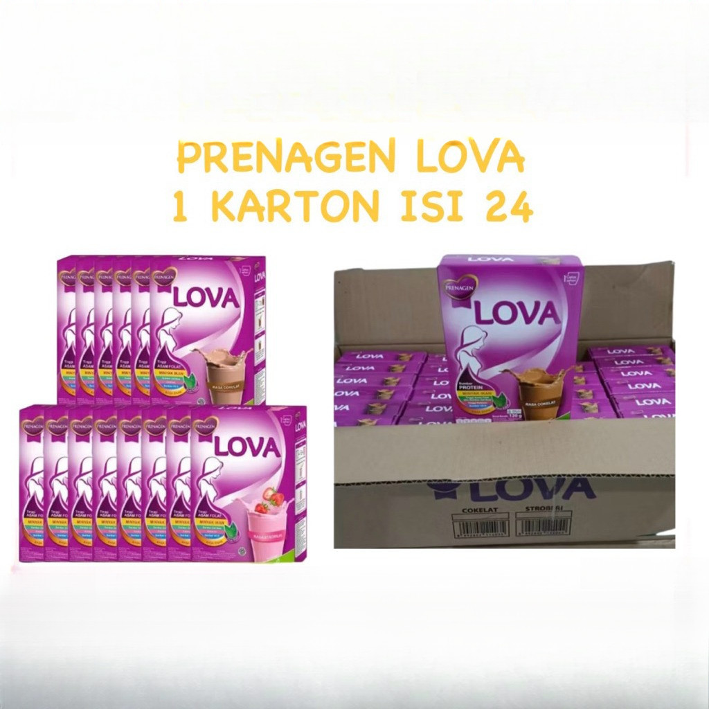 Jual Prenagen Lova 1 Karton Isi 24 Susu Promil Praktis Untuk Stok Ibu ...