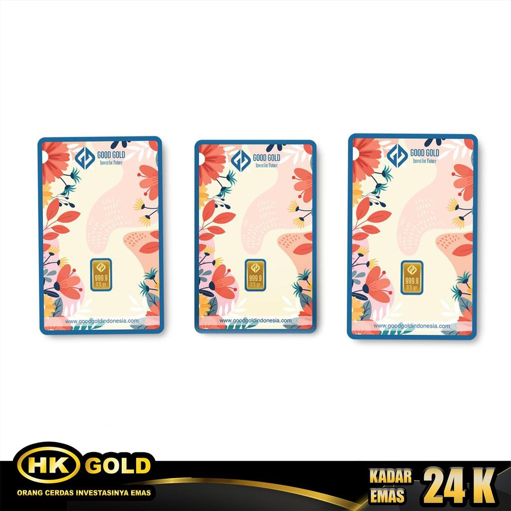Jual Logam Mulia 24K Logam Mulia 0.500 Gram GGI HK GOLD | Shopee Indonesia