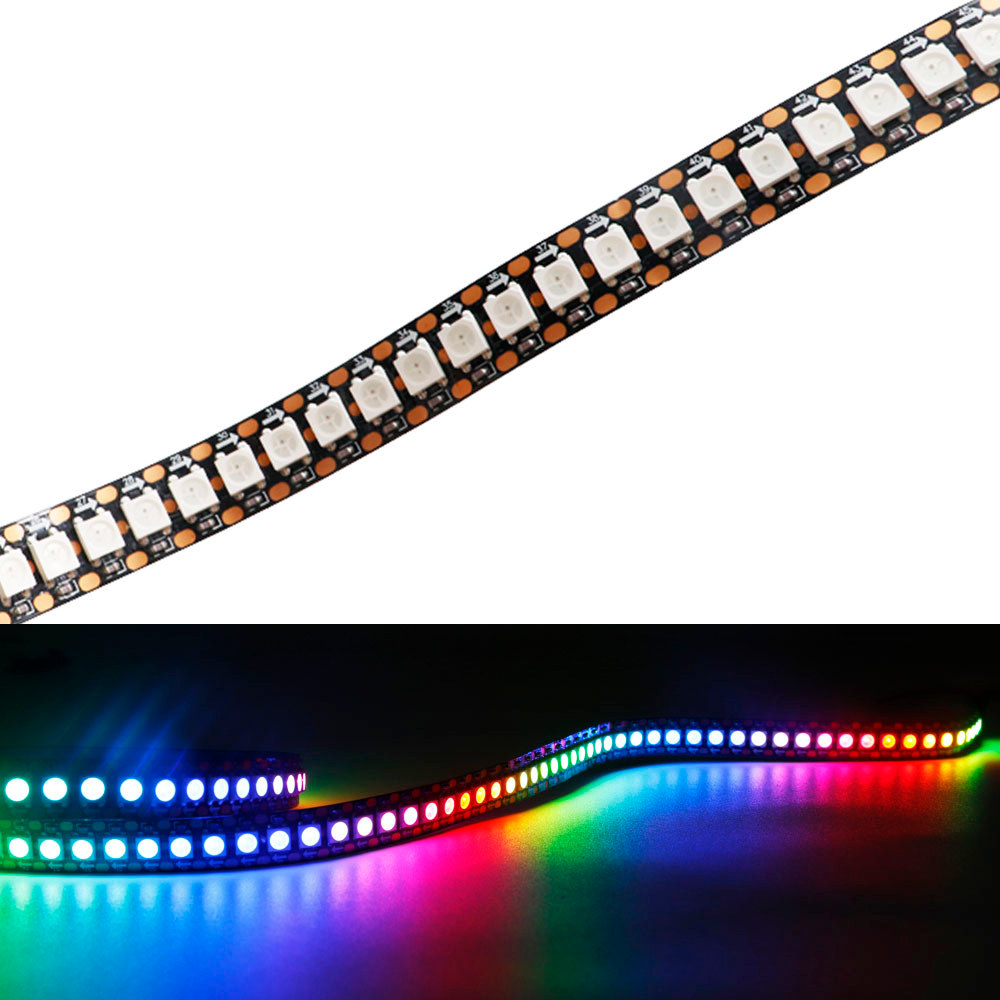 Jual 1-3M WS2812B WS2815 Led Strip 144 pixels/leds/m Addressable IC ...