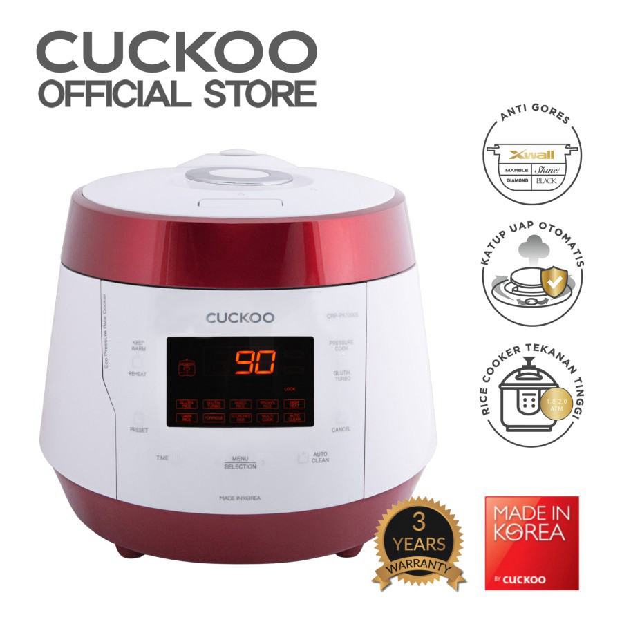 Jual CUCKOO RICE COOKER ALL IN ONE PRESSURE COOKER PRESTO CRP-PK1000S ...
