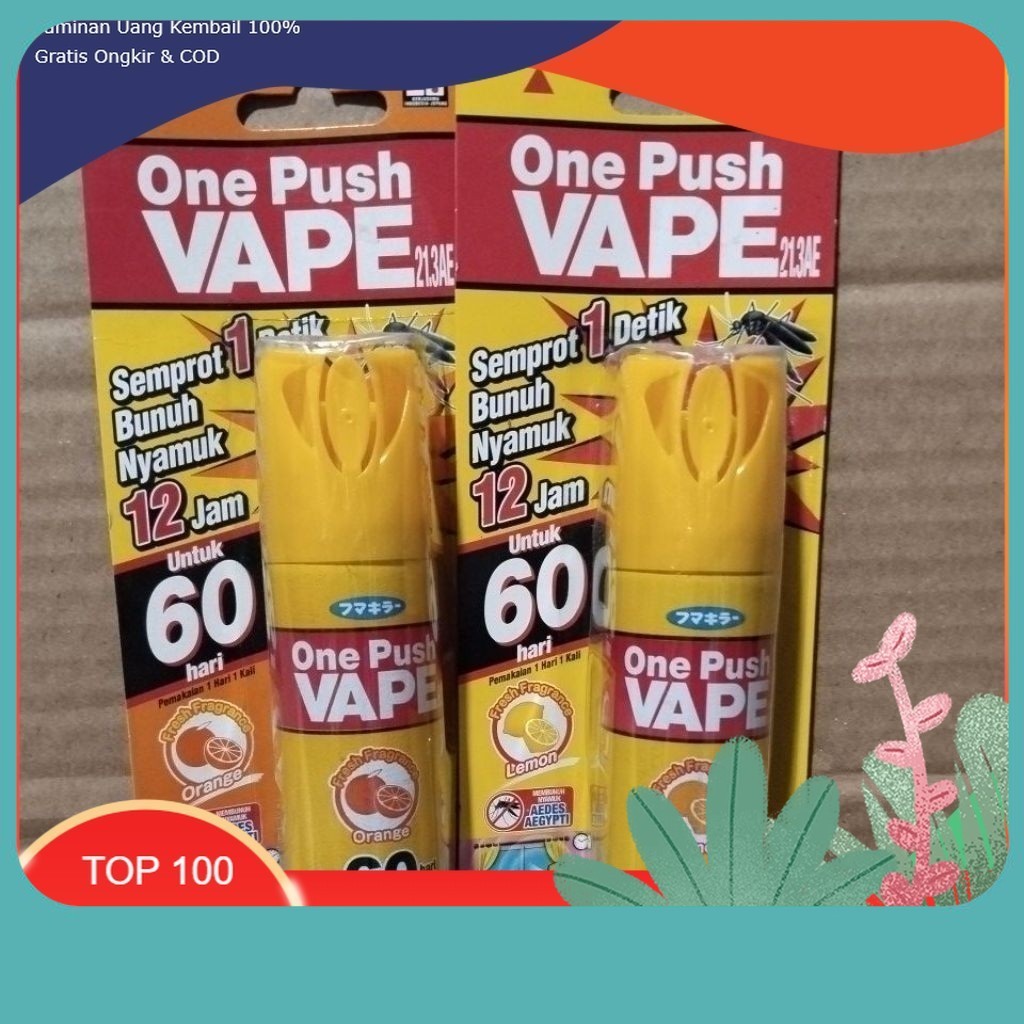 Jual vape one push bunuh nyamuk 12 jam 60 hari | Shopee Indonesia