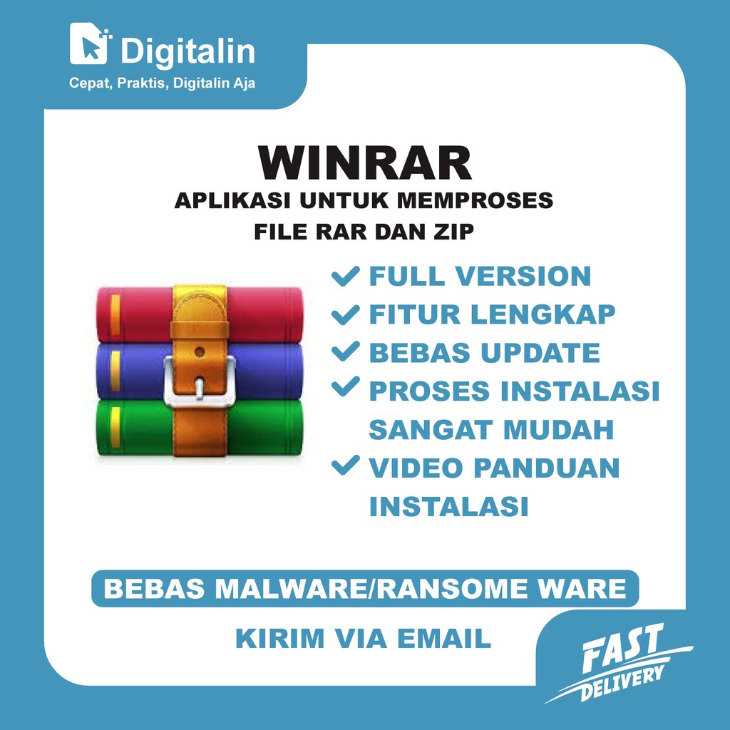 Jual WinRAR Professional 2026 Unlimited Edition Full Version Original ...