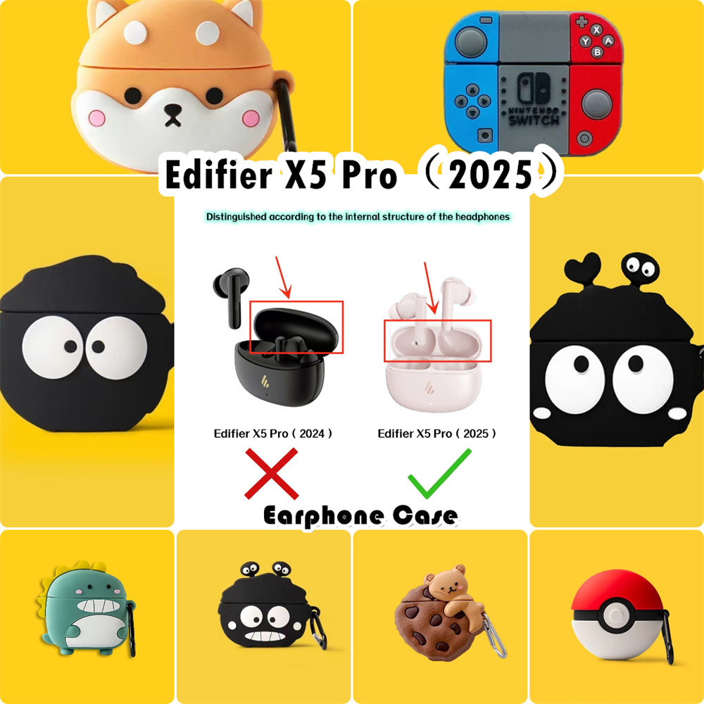Jual Inovasi Untuk Edifier X5 Pro 2025 Case Soft Silicone Earphone Case ...