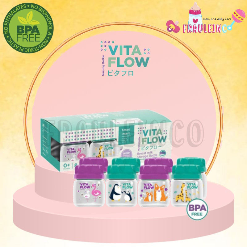 Jual *FRAULEINCO* VitaFlow Vita Flow Botol Asi - 60ml isi 8pcs / 140ml ...