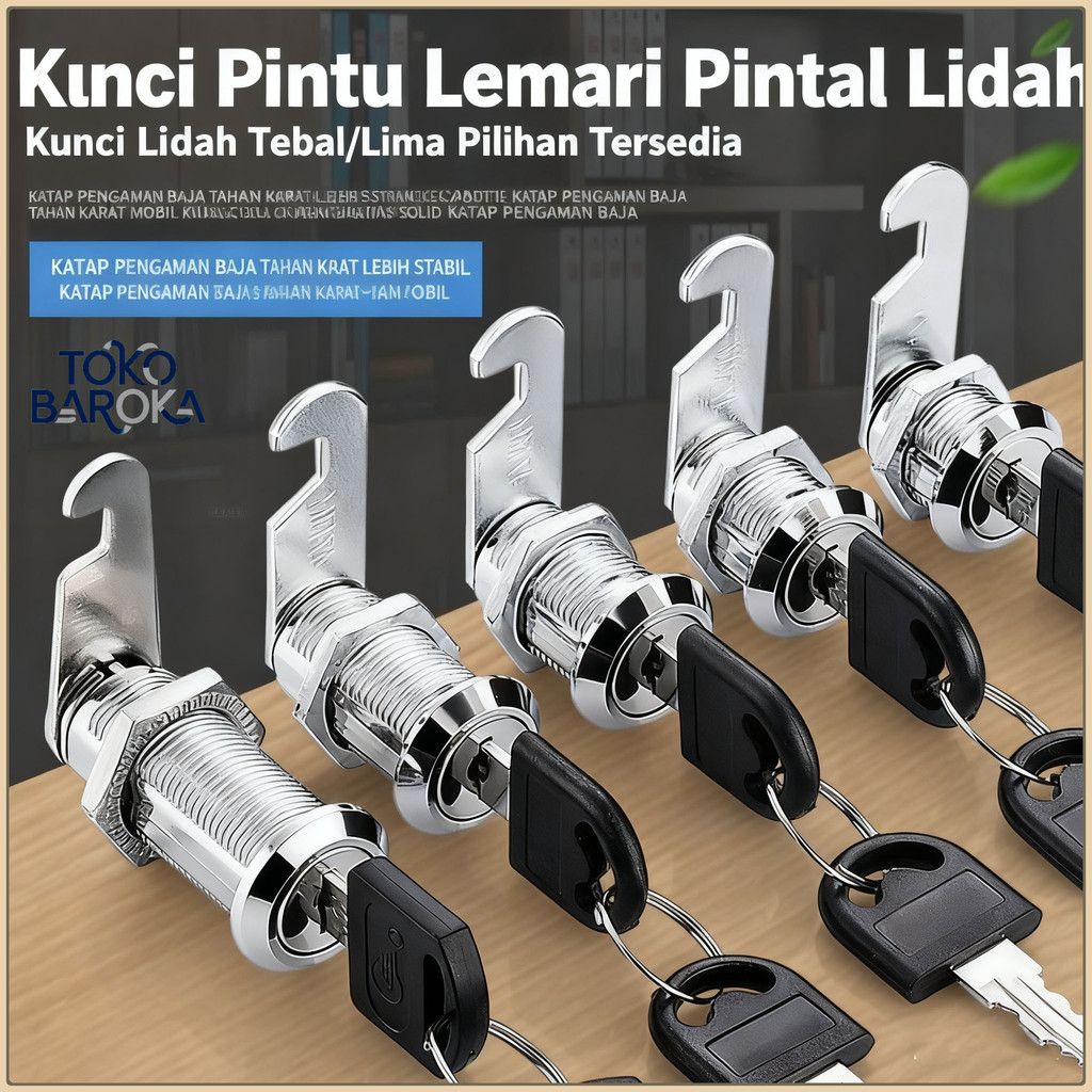 Jual 16/20mm Kunci Kombinasi Untuk Laci Kunci Locker Lemari Arsip Kunci ...