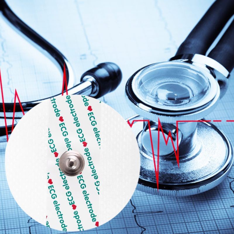 Jual 50x Elektroda Non-woven EKG Elektroda EKG Monitor Jantung untuk ...