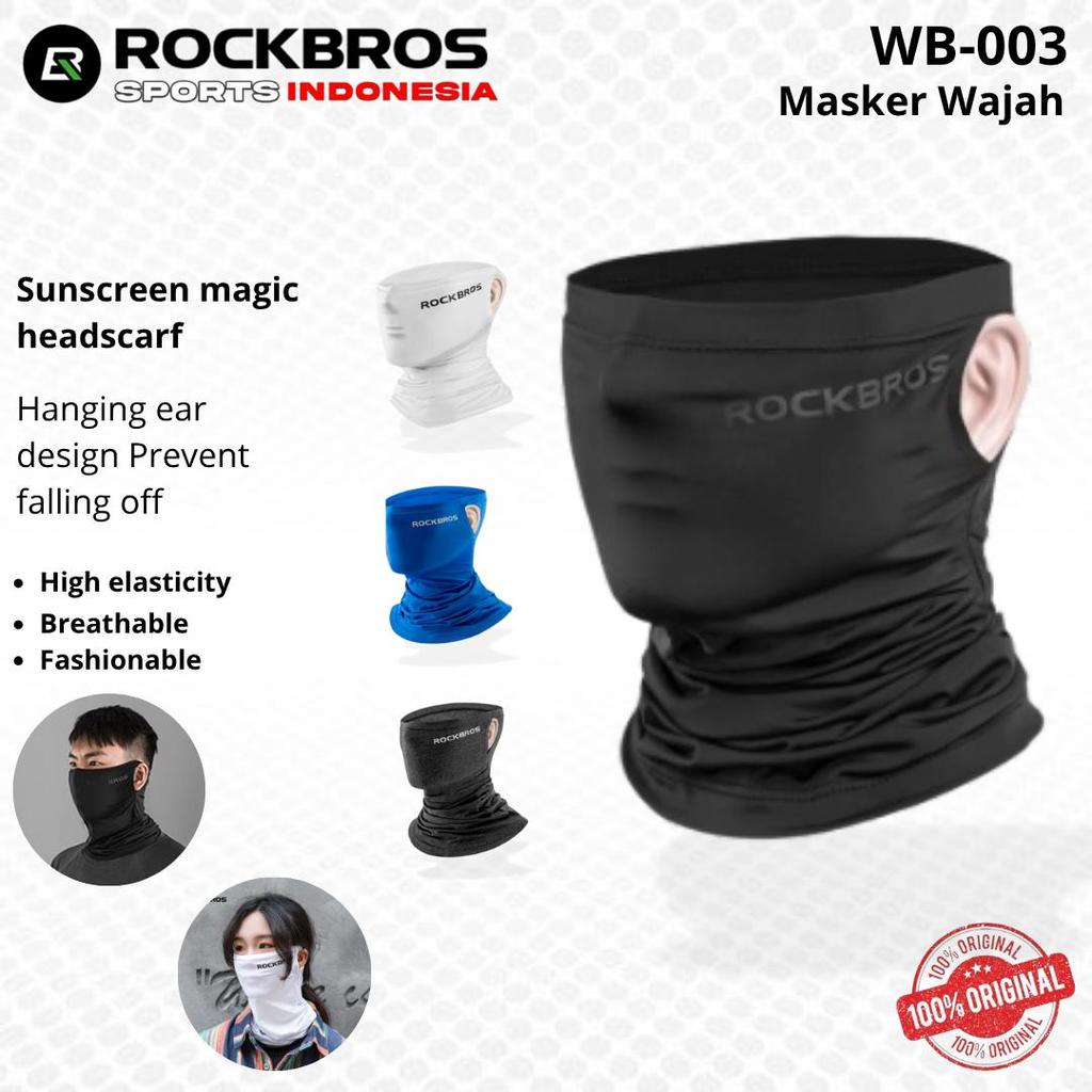 Jual ROCKBROS WB-003 Masker Pelindung Wajah Olahraga Sepeda Motor ...
