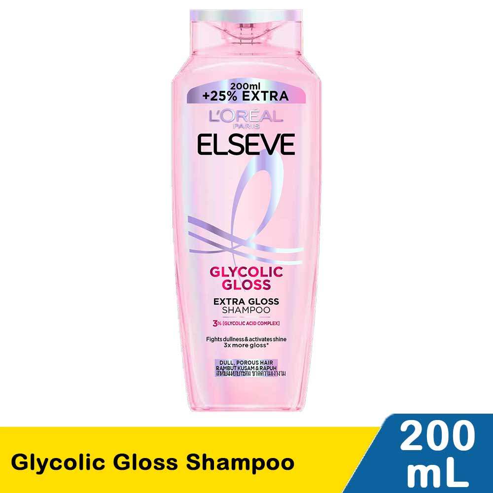 Jual L'OREAL GLYCOLIC GLOSS SHAMPOO 200ml | Shopee Indonesia