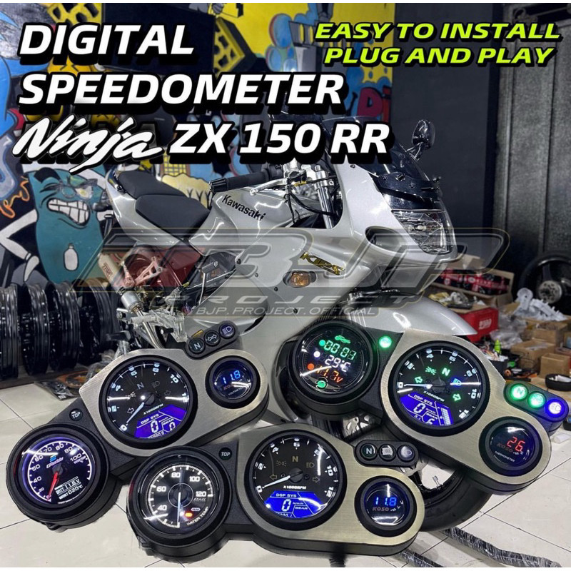 Jual SPEEDOMETER SPIDOMETER DIGITAL NINJA RR OLD RR NEW ZX150 BJP ...