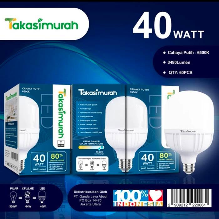 Jual LAMPU LED HEMAT ENERGI 3 5 6 8 10 12 14 15 20 25 30 40 60 80 100 W - 30 watt by MitraHobby ...