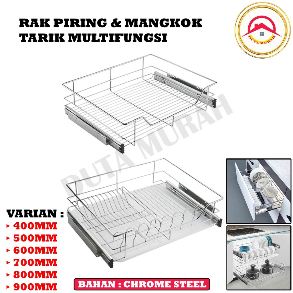 Jual Rak Piring Tarik Rak Mangkuk Rak Piring Untuk Kabinet Rak Piring ...