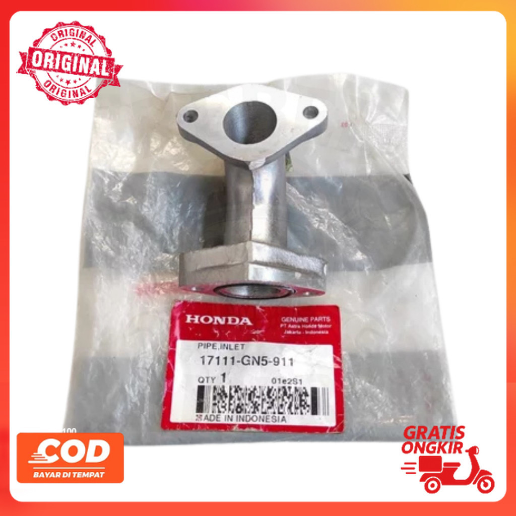 Jual Manipul Pipa Inlet GN5 Honda Grand Motor Supra Manipol 17111-GN5 ...